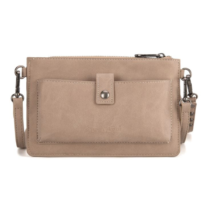 Trinity Ranch Floral Aztec Tooled Collection Clutch/Crossbody – The ...