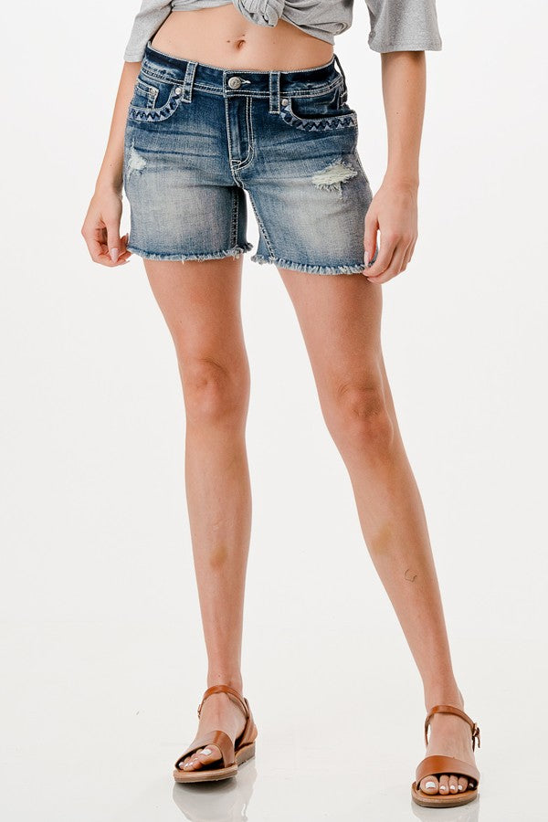 GRACE IN LA Diamond Aztec Steer Easyfit Shorts – The Whiskey Wrangler ...