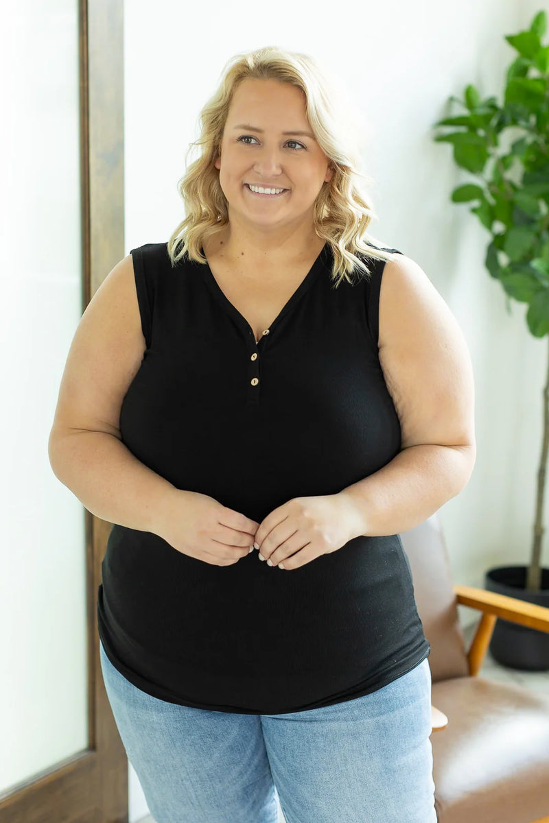 Addison Henley Tank Black – The Whiskey Wrangler Mercantile