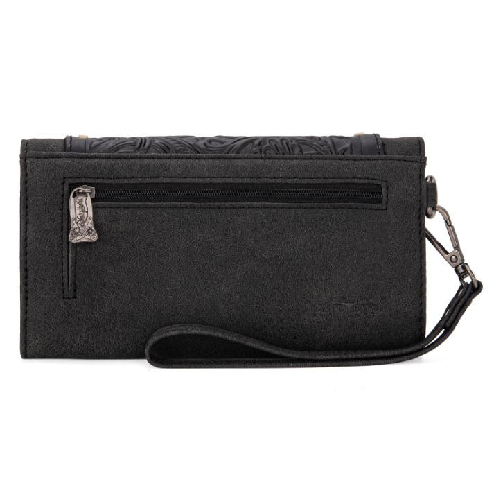 Trinity Ranch Floral Tooled Collection Wallet – The Whiskey Wrangler ...