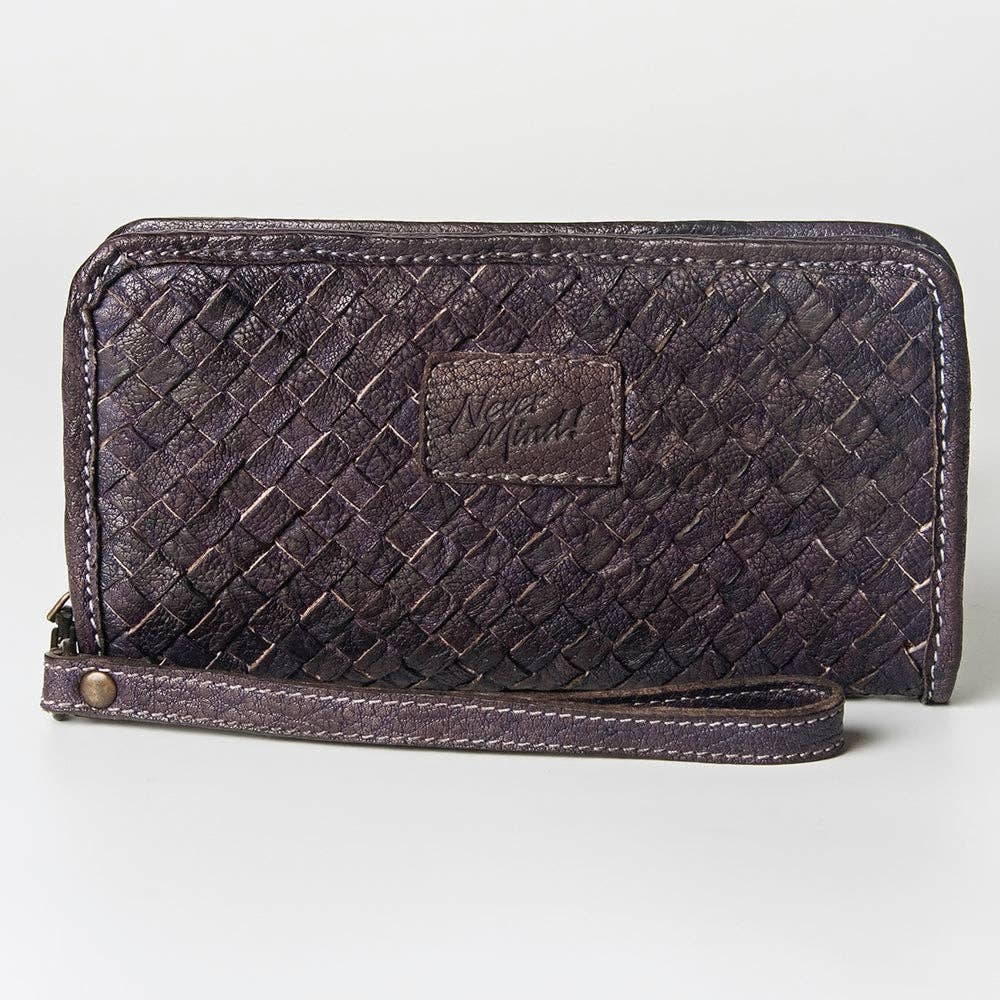 Heritage Weave Leather Wristlet Wallet – The Whiskey Wrangler Mercantile