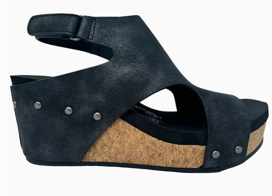 Very G WALLY Platform Wedge Black – The Whiskey Wrangler Mercantile